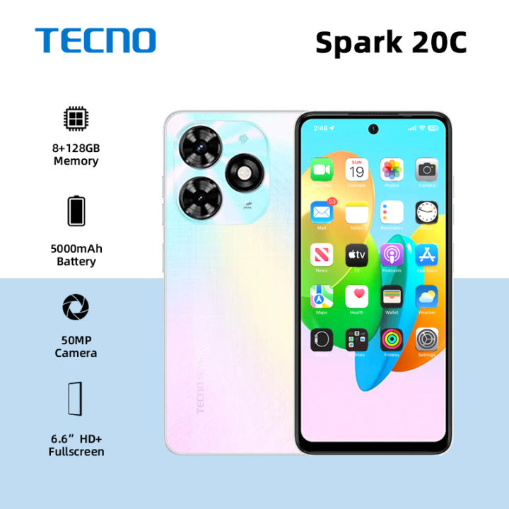 TECNO Spark 20C 5G 2024 big sale Cellphone Original 16+512GB 5G ...