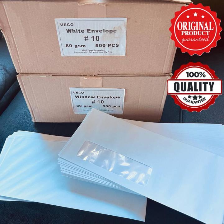 VECO White Mail Envelopes/Window Envelopes IMPORTED QUALITY 80gsm SOLD ...