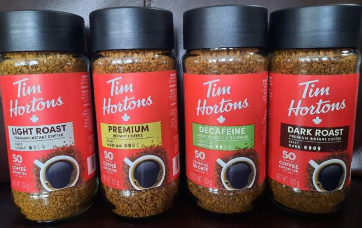 NEW and ORIGINAL - Tim Hortons Premium Instant Coffee Medium (100g ...