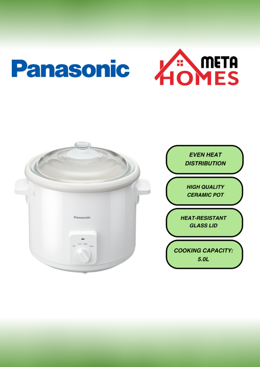 Panasonic 5.0L Slow Cooker NF-N51AWSK | Lazada