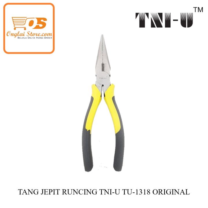 Tang lancip - Tang Jepit Runcing - Tang Buaya TNI-U TU-1318 ORIGINAL ...