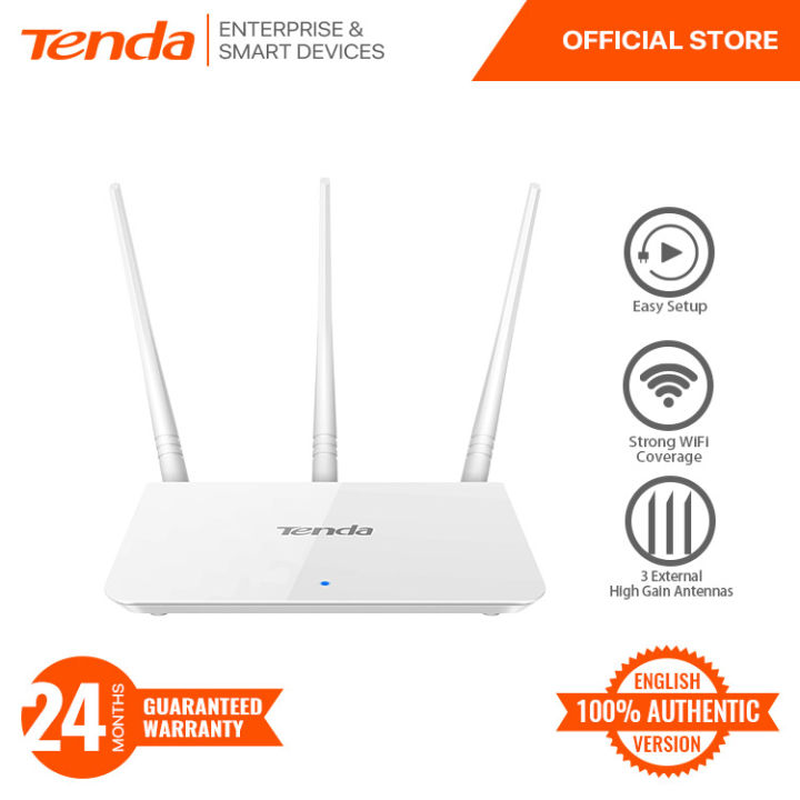 Tenda F3 N300 300Mbps Single Band Wifi Router | Access Point | Range ...