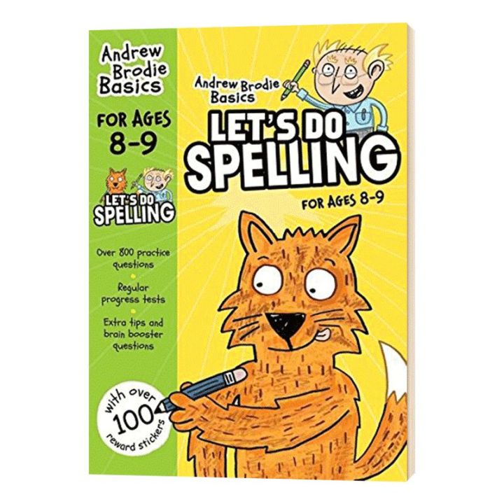 British Elementary School fourth grade English Spelling exercise book ...