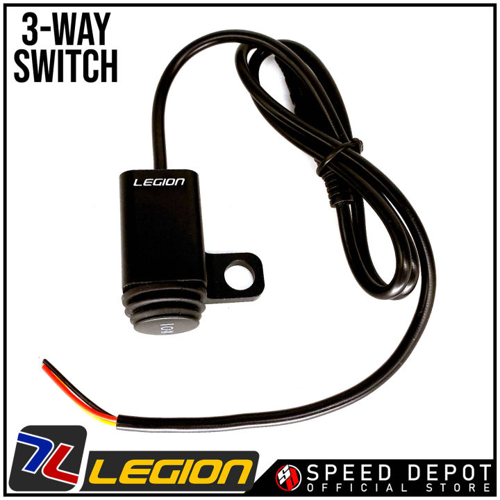 LEGION MINI DRIVING LIGHT SWITCH [3-WAY] (Left / Right) * Speed Depot ...