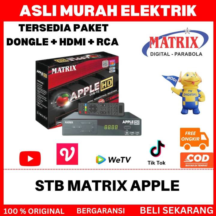 SET TOP BOX TV DIGITAL MATRIX/ SET TOP BOX MATRIX BURGER/STB MATRIX ...