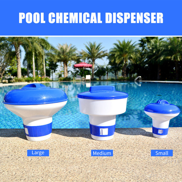 Pool Chemical Dispenser Floating Chlorine Tablets Dispenser Spa ...