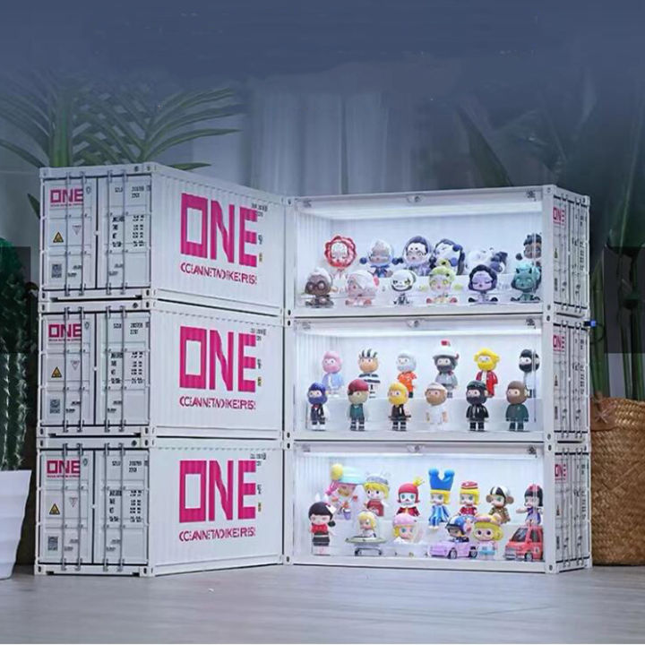 Blind Box Popmart Acrylic Display Box Display Cabinet Storage Box with ...