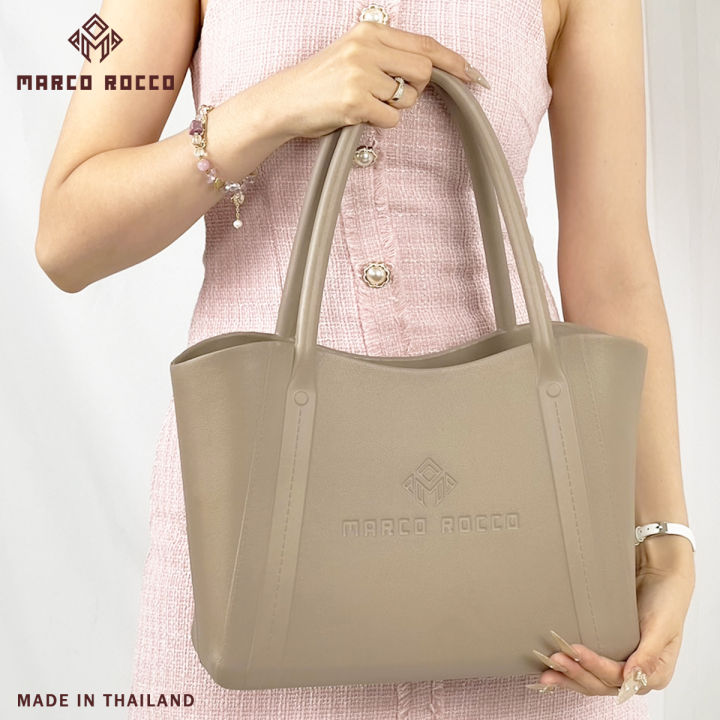 Marco Rocco ผู้หญิงกระเป๋าถือ กระเป๋าถือ แฟชั่น ความจุสูง เบาและทนทาน วัสดุ EVA นุ่มนวลเหมือนเมฆ ...