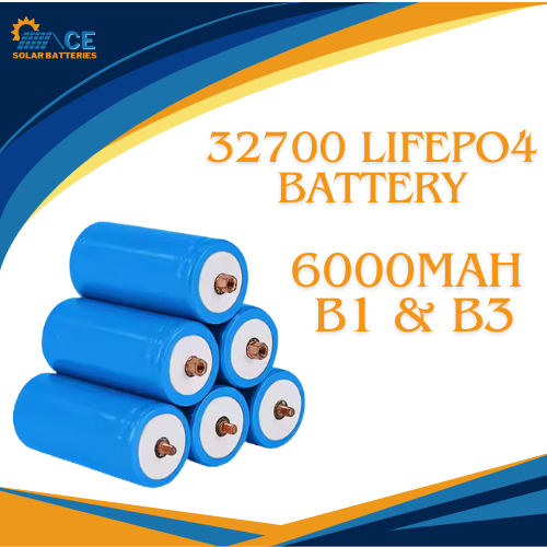 32700 Lifepo4 Battery 6000mah 3.2V (B1 & B3) Lithium Solar Rechargeable Cell | Lazada PH