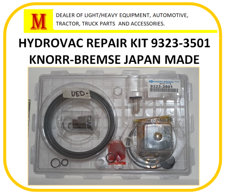 Hydrovac Repair Kit/Air master repair kit Knorr Bremse 9323-3501 and ...