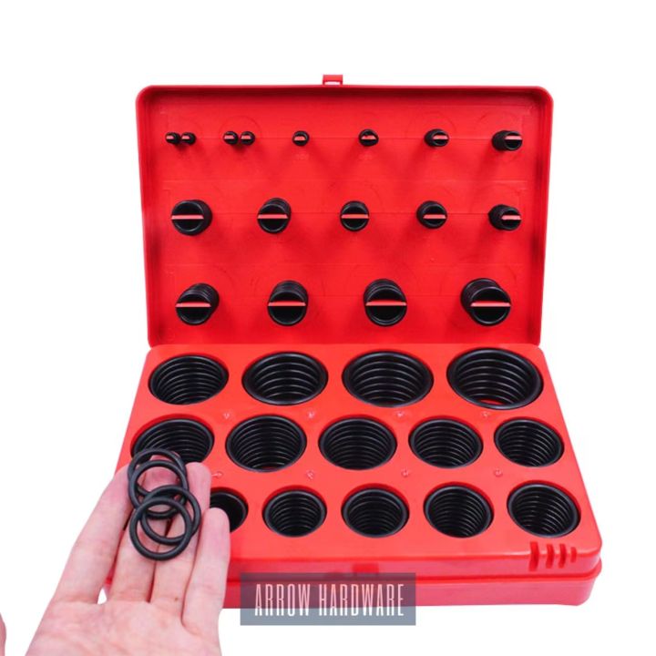 O Ring Assortment Kit 407pc Universal O-Ring Assortment Set SAE Kit ...