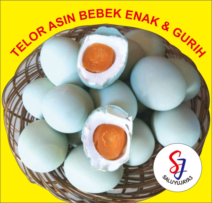 TELOR ASIN BEBEK ENAK & GURIH /3 BUTIR | Lazada Indonesia