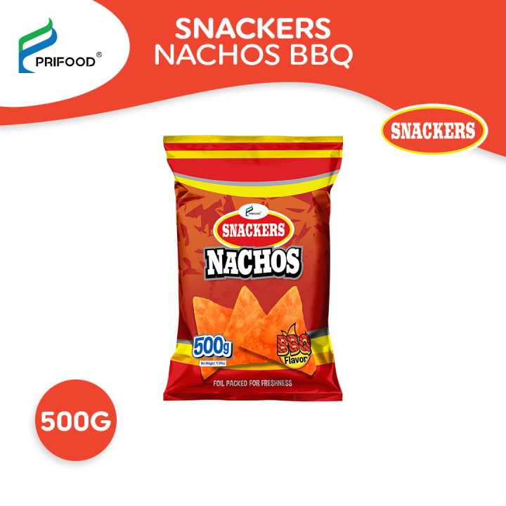 Prifood Snackers Nachos BBQ 500g | Lazada PH
