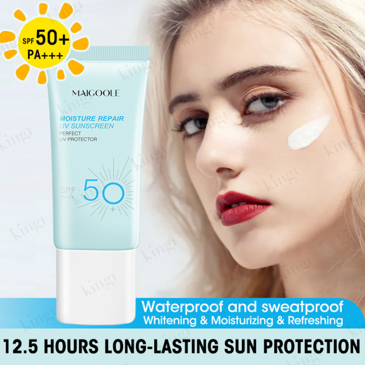 MAIGOOLE isolation sunscreen, UV protection, long-lasting facial body skin sunscreen lotion SPF ...