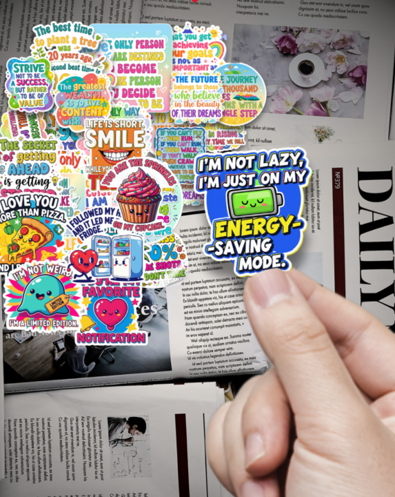 Motivational Stickers, Positive Quote Stickers, Inspirational Vinyl ...