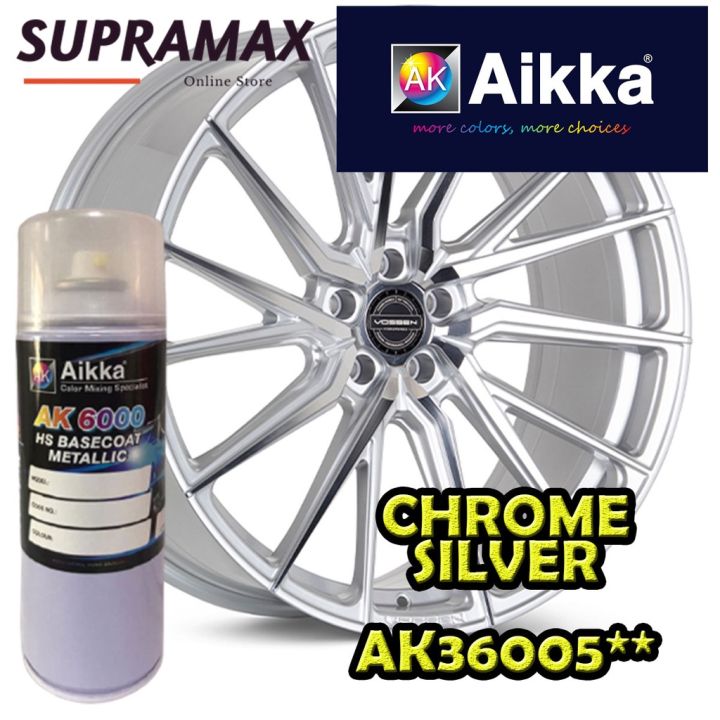 [Sport Rim Paint CHROME SILVER AK36005] AIKKA Sport Rim 2K Paint DIY ...