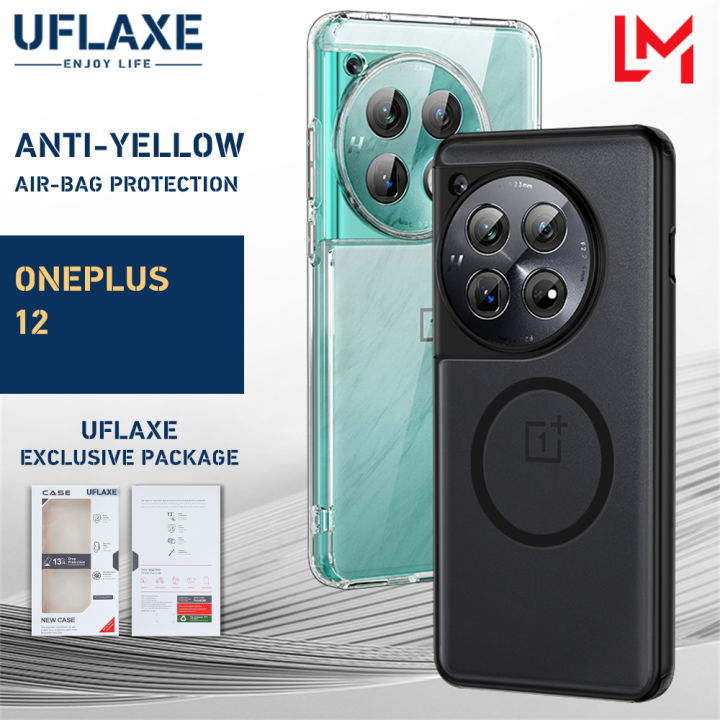 Shockproof Hard Case for OnePlus 12 Clear Matte Translucent Back Cover ...
