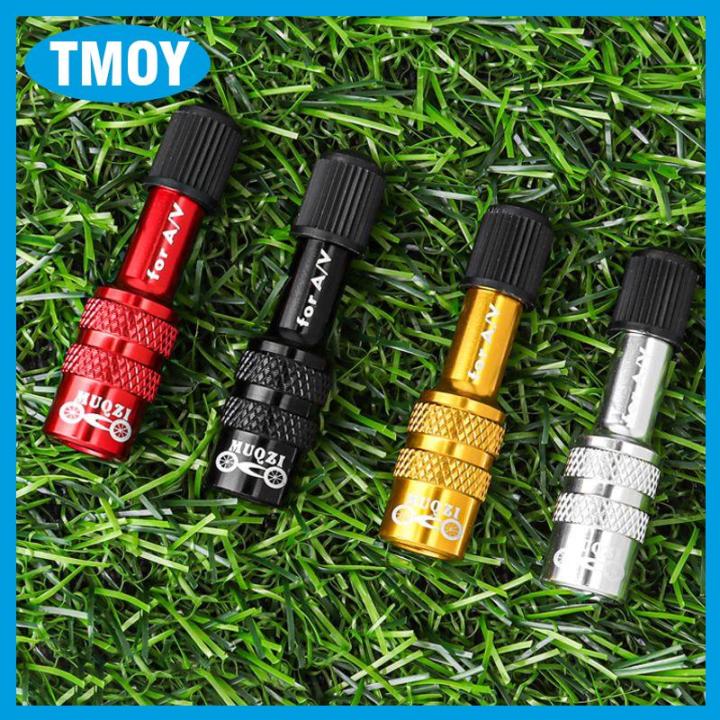 TMOY Xe đạp ngã ba Schrader van Adapter đường xe đạp không khí ngã ba ...