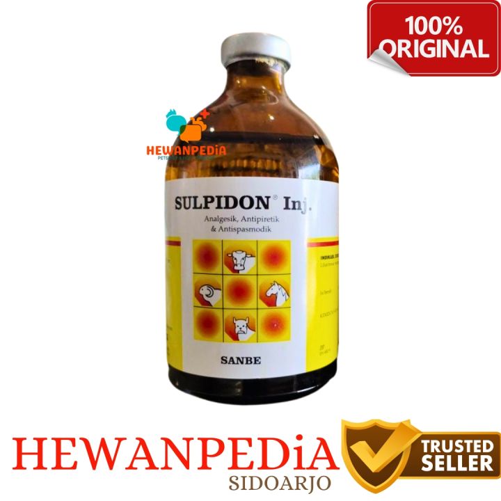 SULPIDON 100 ml - Obat Pereda Sakit Hewan Analgesik Antipiretik ...