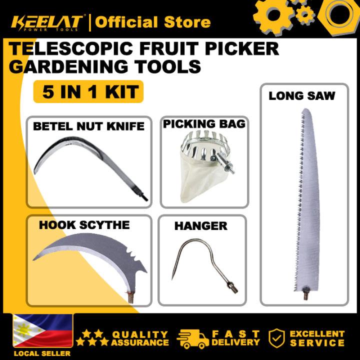 KEELAT Fruit Picker Panungkit Ng Prutas High Pruning Saw Tree Knife ...