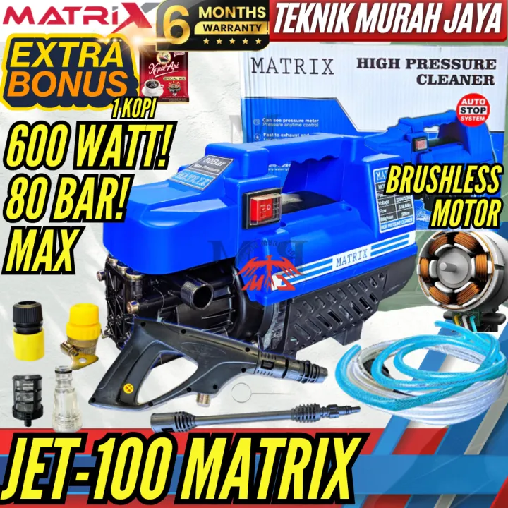 MATRIX JET 100 Mesin Cuci Steam Jet Cleaner Pressure Washer Jet100 ...