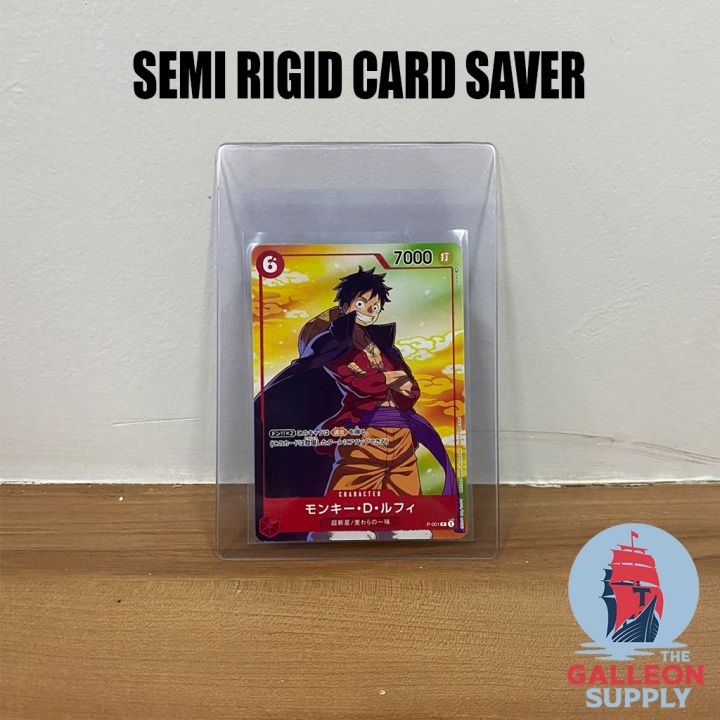 Semi Rigid Card Saver 84x124mm Transparent Blue 25C | Lazada PH