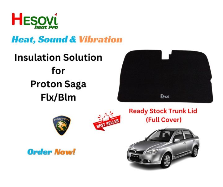 PROTON Saga BLM/FLX - HESOVI Boot/Trunk Lid Cover Insulator for ...