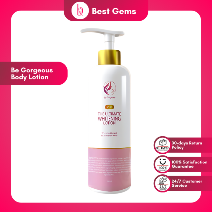 BG | Be Gorgeous Ultimate Whitening Lotion 250 mL | Lazada PH