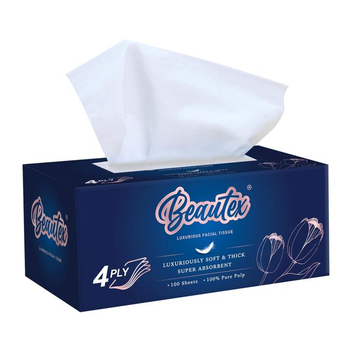 Beautex Luxurious 4-Ply Facial Tissue - 5 Boxes | Lazada Singapore