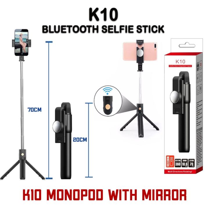 Selfie Stick Monopod Tripod All In One Portable Professional Wireless