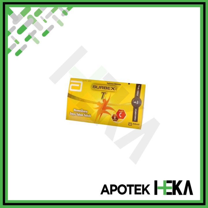 Surbex T Strip isi 6 Tablet - Vitamin B Kompleks dan Vitamin C 500 ...