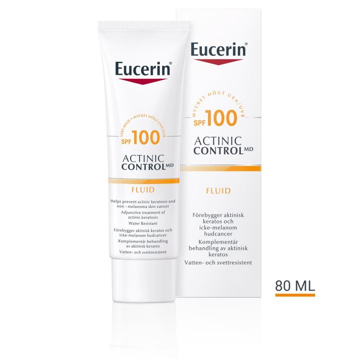 Eucerin Actinic Control MD Fluid SPF 100 80ml Sunscreen/ ยูเซอริน แอคติ ...