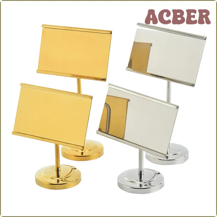 ACBER High End Hotel Buffet Label Rack Price Tag Display Stand Food ...