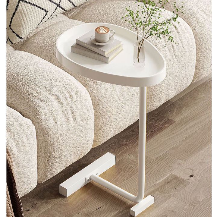[eforcelxt] C Shaped Side Table Modern Oval Shaped Sofa End Coffee ...
