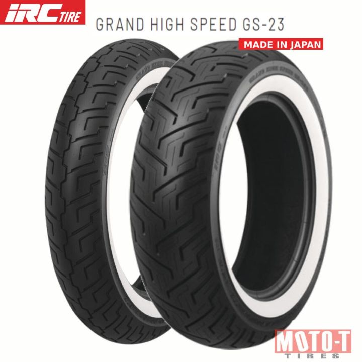 ยางขอบขาว Yamaha Dragstar 1100 / Steed 400 ยี่ห้อ IRC GS-23 (made in Japan) | Lazada.co.th
