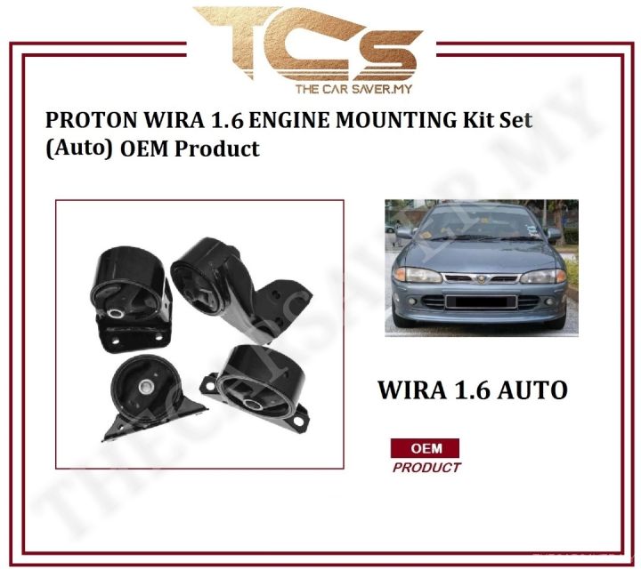 Proton Wira 1.6 Engine Mounting Kit Set (Auto)OEM Product | Lazada
