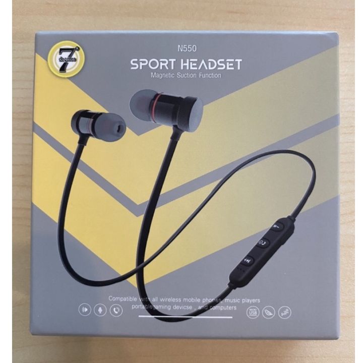 a บลูทูธสเตอริโอเชื่อมต่อหูฟังSPORT HEADSET N550 มีของพร้อมส่งค่ะ x12 ...