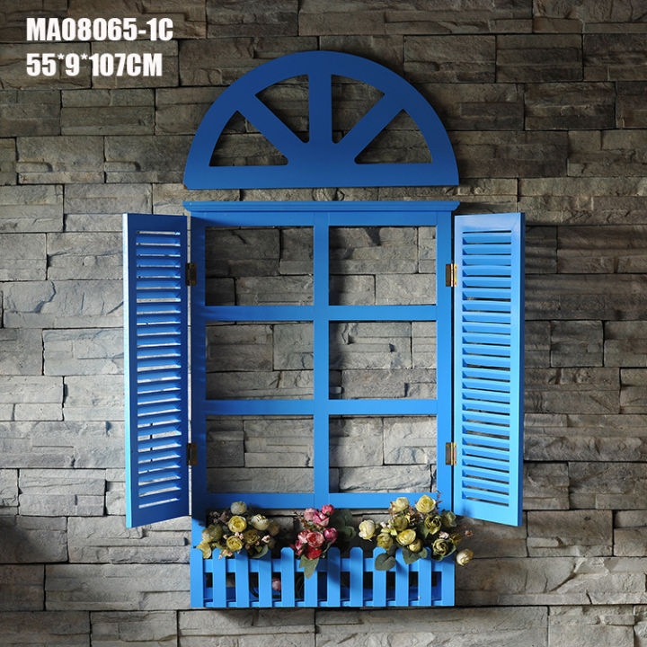 MDF Arch Wall Decor Window False Window Frame for Farmhouse, Vintage or ...