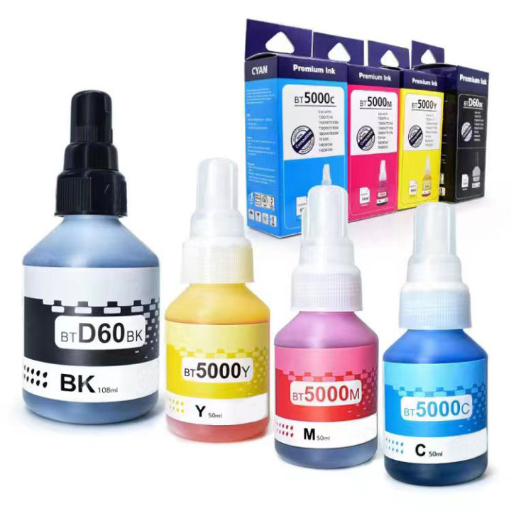 Brother BTD60Bk BT5000 BT6000 Genuine Ink Bottle BT6000bk BTD60 | Lazada PH
