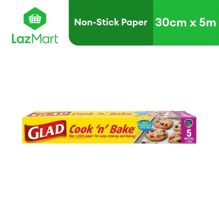 GLAD Cook n' Bake Paper 30cm x 5m | Lazada PH