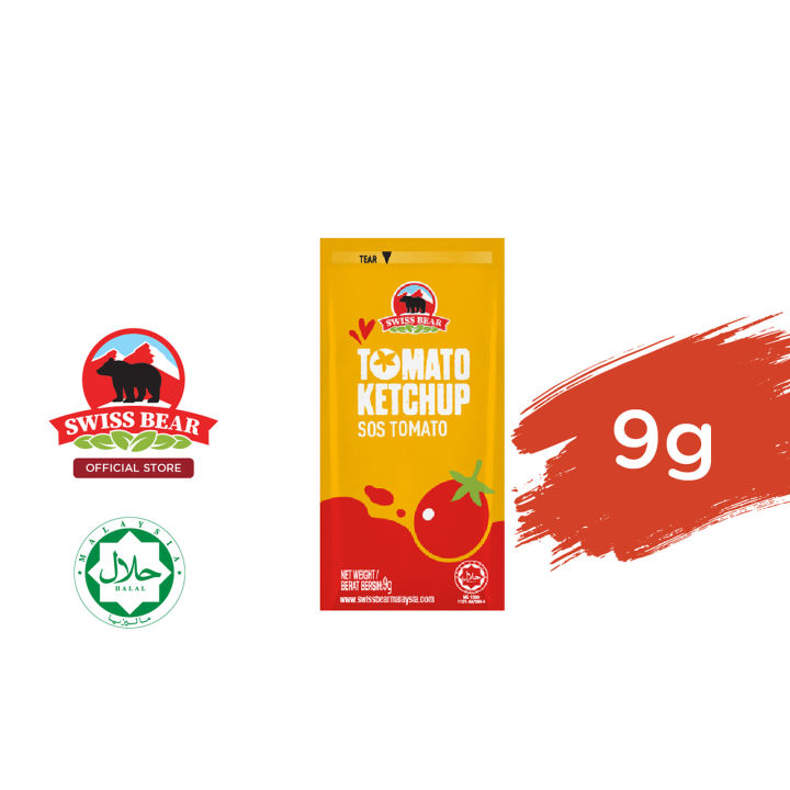 Swiss Bear Tomato Ketchup Sauce 9g | Lazada