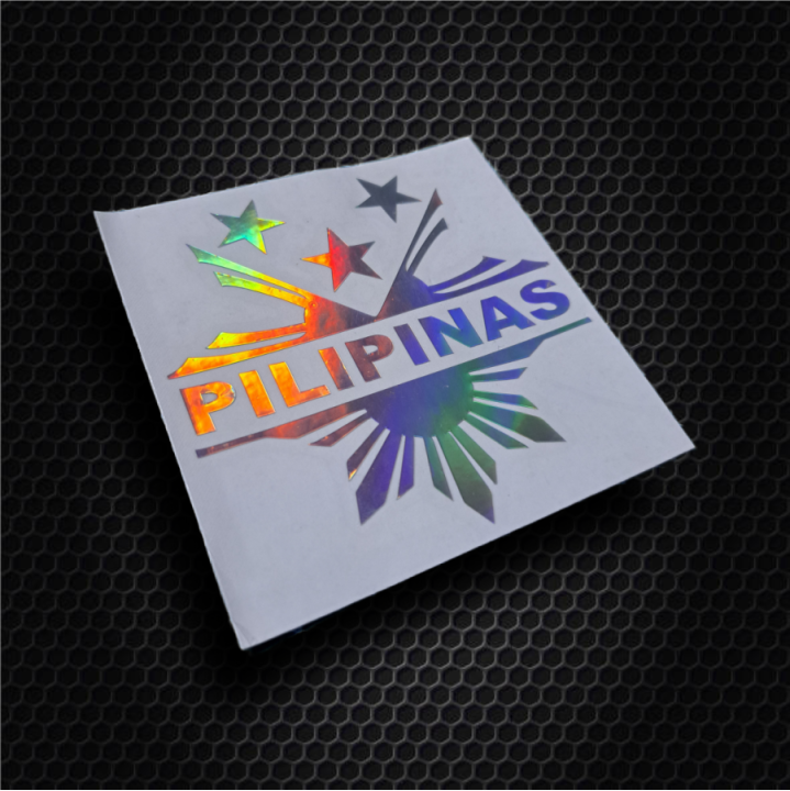 Pilipinas Vinyl Sticker Philippines 3 star Flag Decal Sticker | Lazada PH