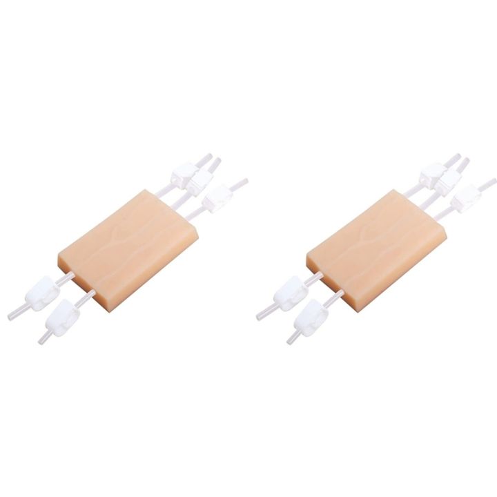 2X IV Injection Training Pad Model,Silicone Human Simulated Skin ...