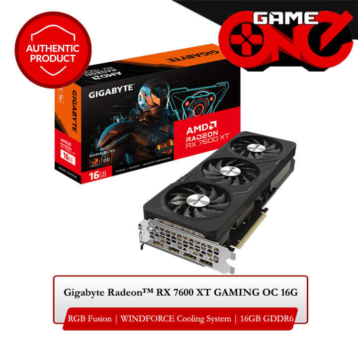 Gigabyte Radeon™ RX 7600 XT Gaming OC 16GB GDDR6 Graphics Card | Lazada PH