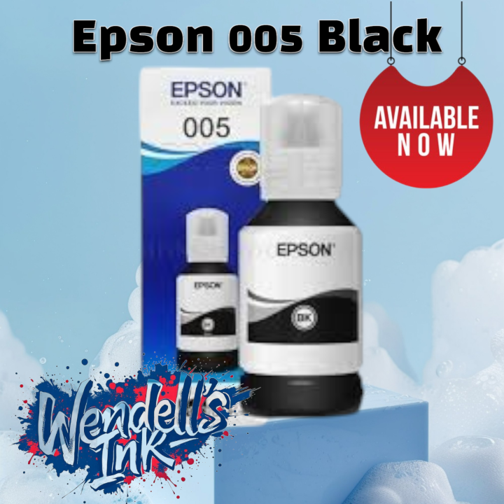 EPSON 005 High Capacity Black Ink Bottle 120ml | Lazada PH