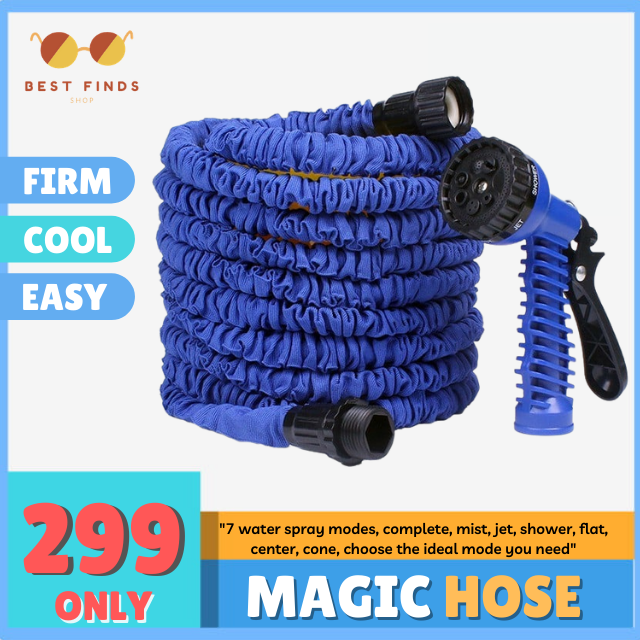Magic Hose 30m /100ft Expandable Flexible Plastic Hose With Spray Gun ...