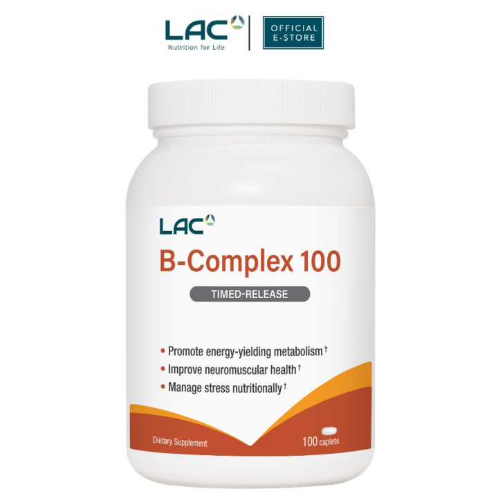 [LAC VITAMINS] B-Complex 100 Timed-Release (100 caplets) | Lazada Singapore