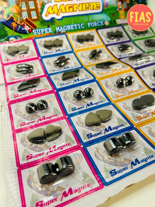 30 Pairs Super Magnet Shapes | Lazada PH