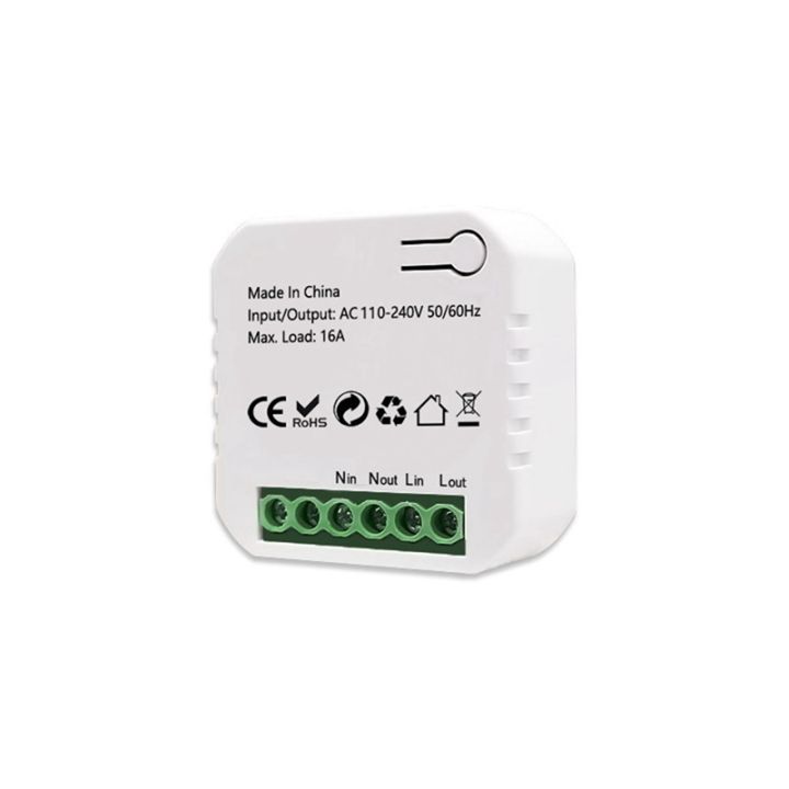 Tuya Smart Life ZigBee Switch Electricity Energy Monitor KWh Din Rail 16A Socket Mini Module ...