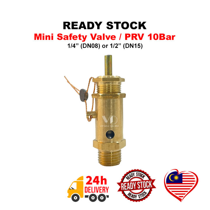 [READY STOCK] Brass Mini Safety Valve / Relief Valve / PRV for ...